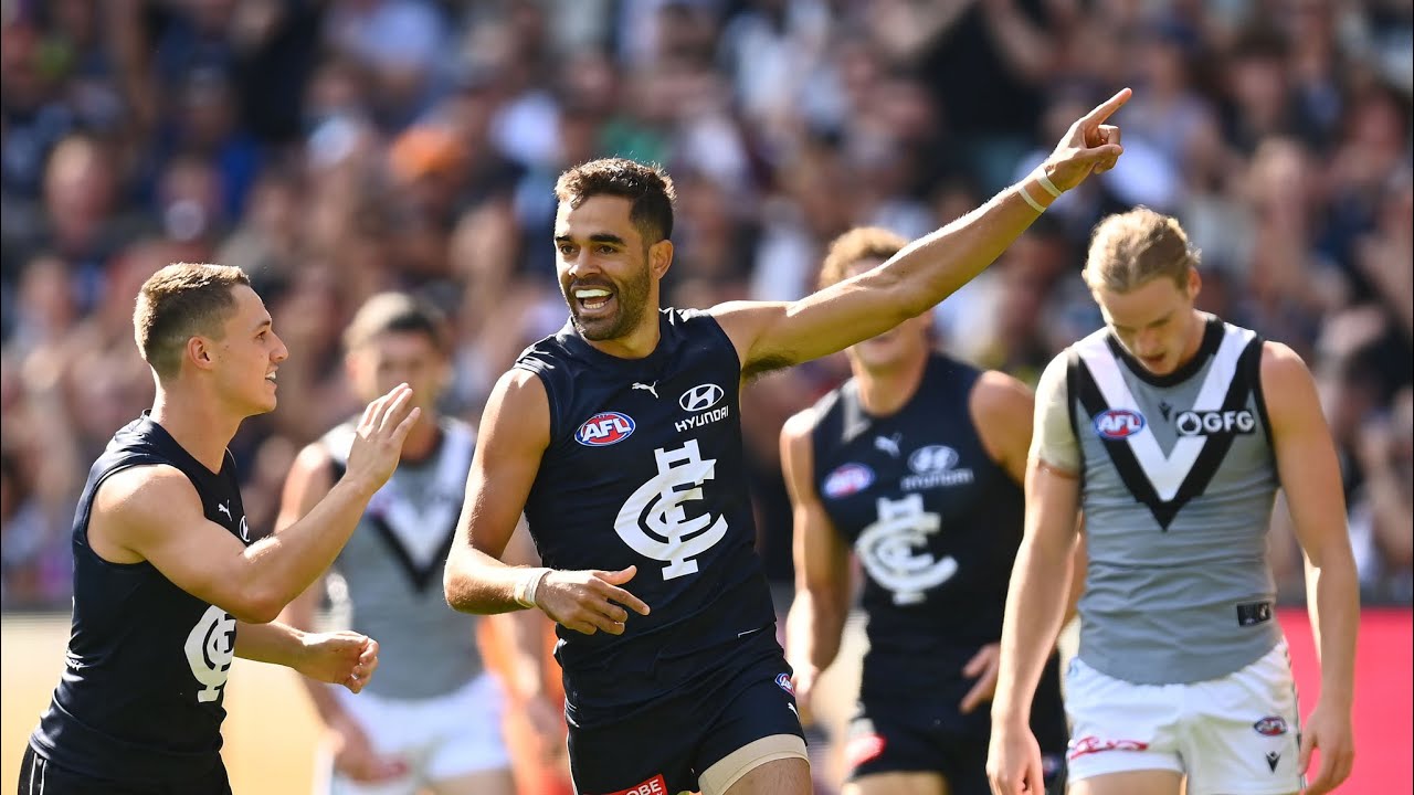 All Carlton Goals - AFL Round 5 2022 - Blues vs Port Adelaide Power ...