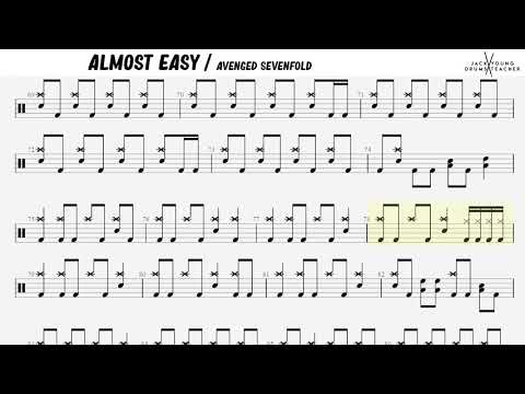 How to Play Almost Easy- Avenged Sevenfold 🥁
