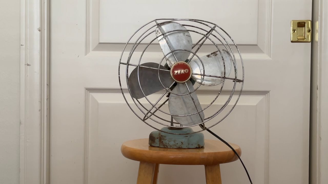 Vintage Zero Desk Fan - YouTube