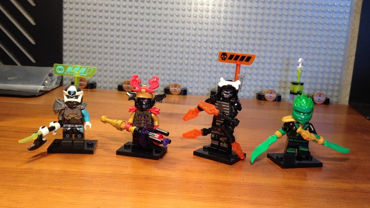 Digi Garmadon, Hero Digi Nya & More Customs (Lego Ninjago Figbarf #32 ...