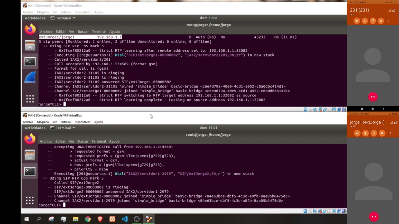 Funcionamiento Protocolo IAX2 - YouTube