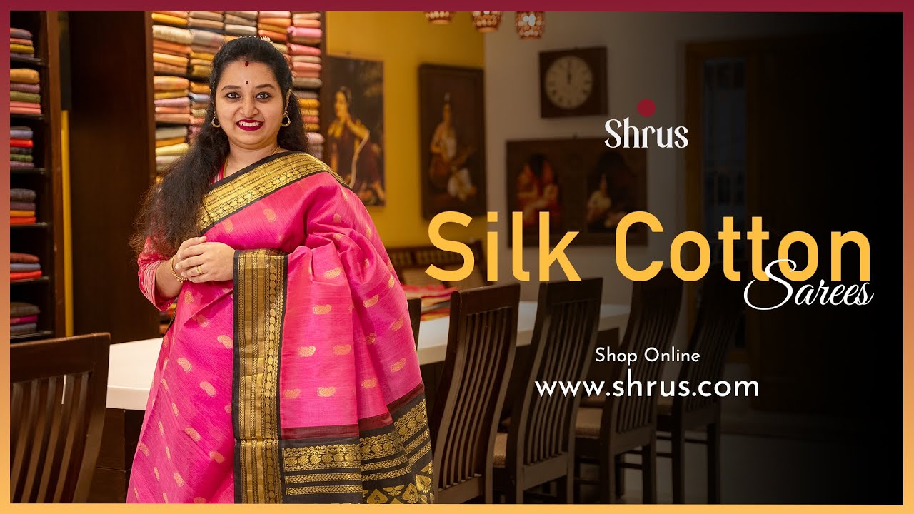 Silk Cotton Sarees By Shrus | www.shrus.com | 19th Feb'25 - YouTube