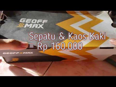 Unboxing Geoff Max Authentic Maroon Gum (Rekomendasi Sepatu Keren Rp 160.000)!
