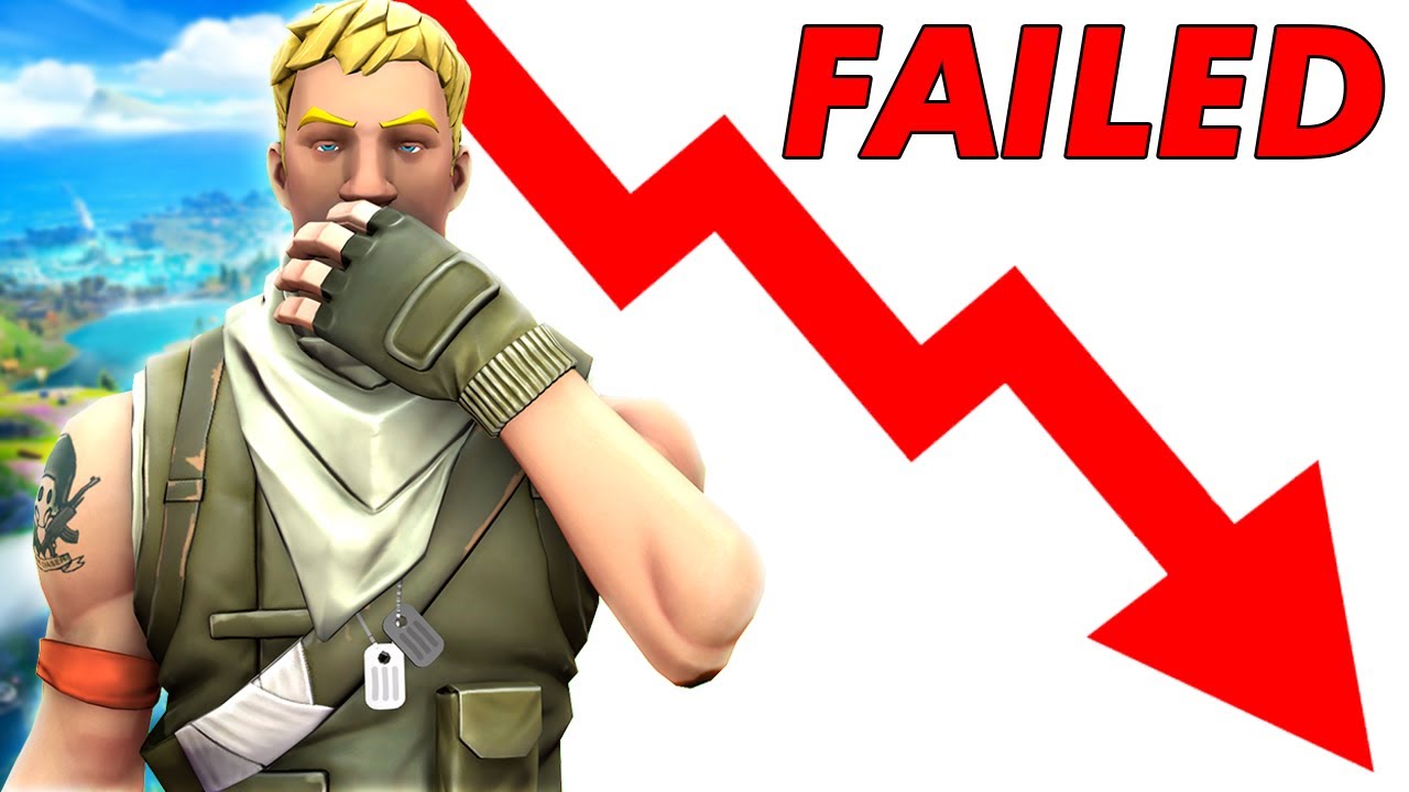 FORTNITE is FAILING! (The Fall of Fortnite) - YouTube