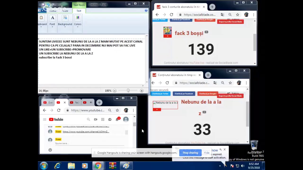 live cu promovari - YouTube