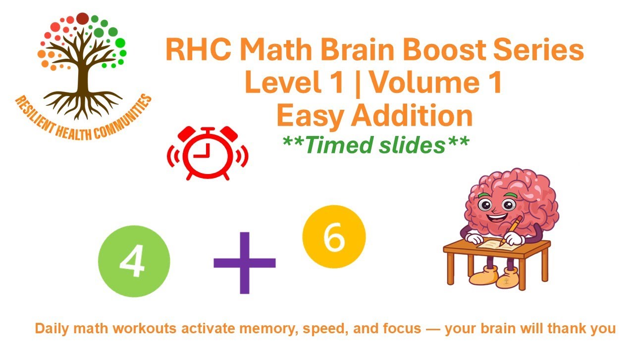 Brain Boost Math | Level 1 | Volume 1 | Easy Addition - YouTube