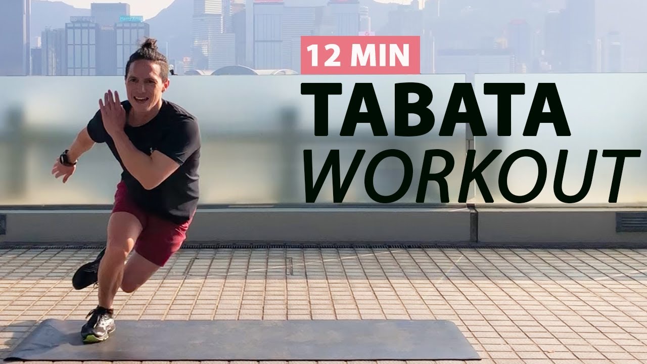 12 MIN TABATA WORKOUT | HIIT | CARDIO | FULL BODY | NO EQUIPMENT - YouTube
