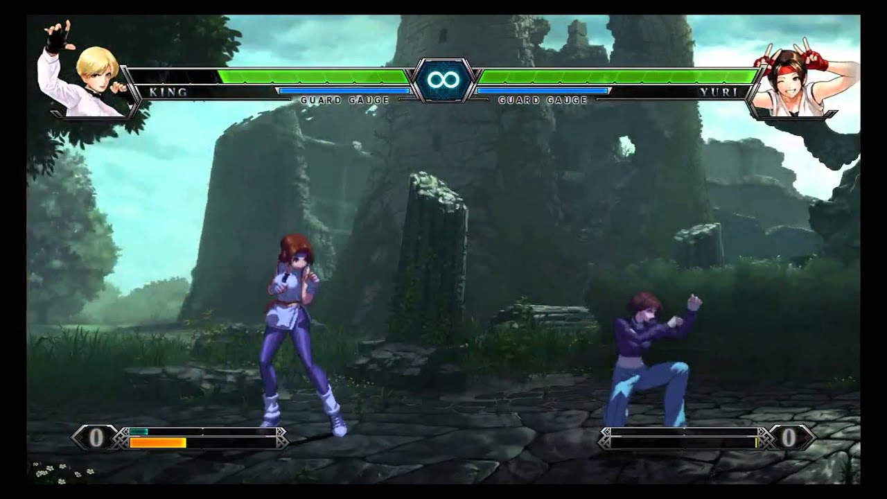 KOF XIII - Yuri Sakazaki: 3F/4F safe jumps - YouTube