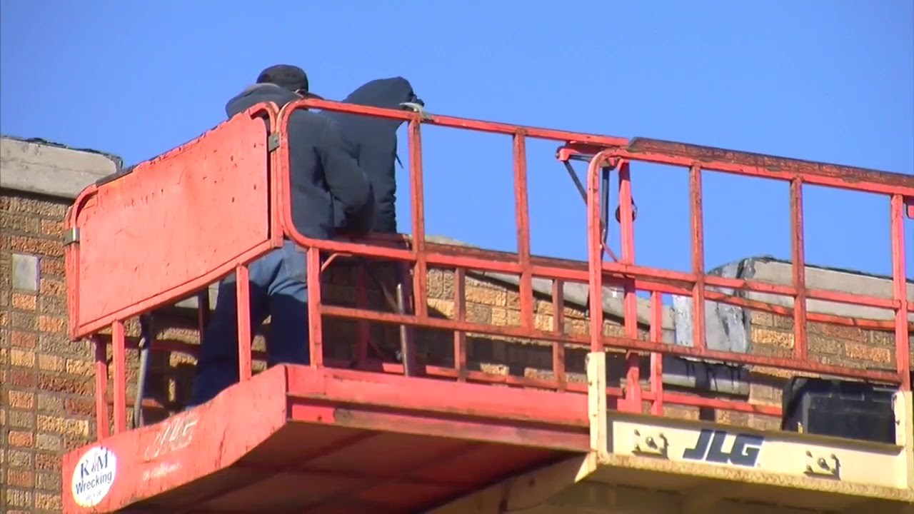 Film Exchange building demolition begins in Oklahoma City
