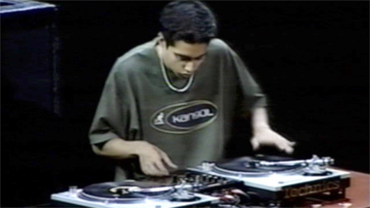 DJ Wax — 1999 DMC World Eliminations - YouTube