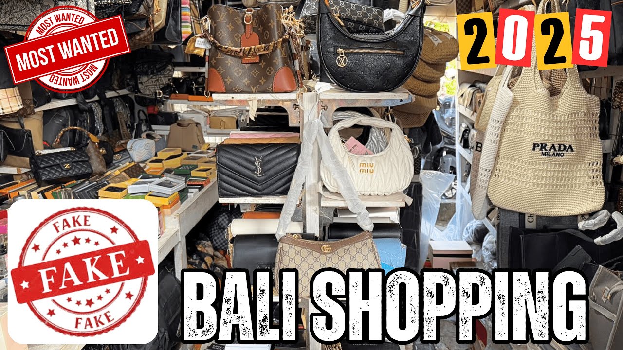 Bali Seminyak Fake Brand Designer Goods Shopping Market - YouTube