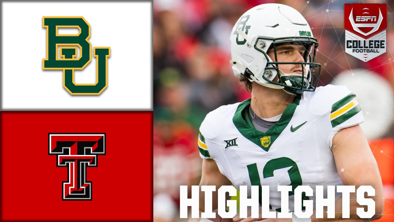 Baylor Bears vs. Texas Tech Red Raiders | Full Game Highlights | ESPN ...