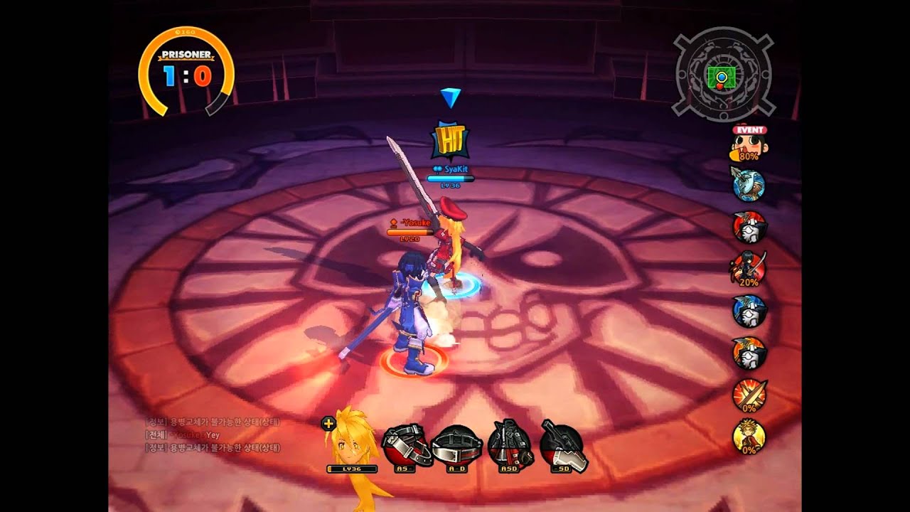 Korean Lost Saga - 1v1 - Ragna The BloodEdge VS Jin Kisaragi - YouTube