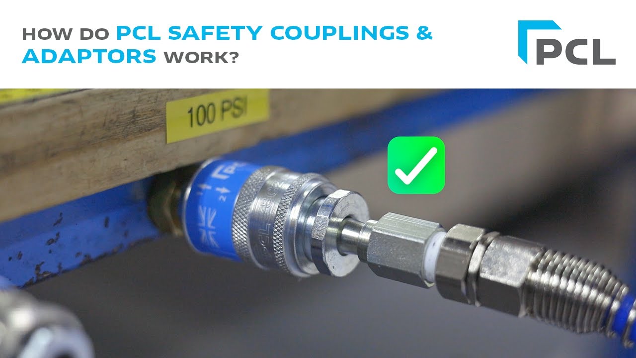 How do PCL Safety Couplings and Adaptors work? - YouTube