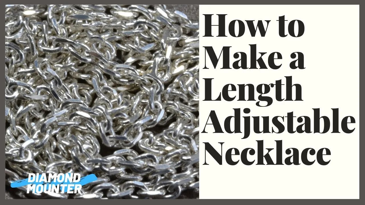 How to Make a Length Adjustable Necklace - YouTube
