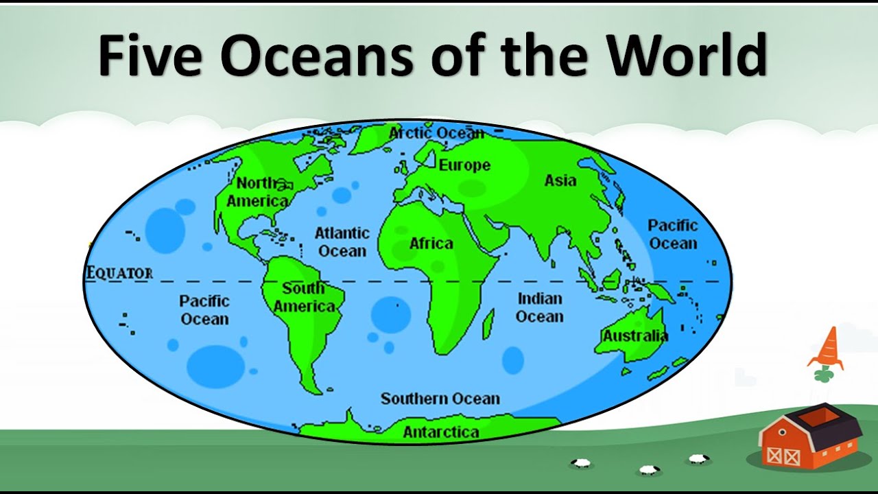 World Map 5 Oceans World Map 5 Oceans