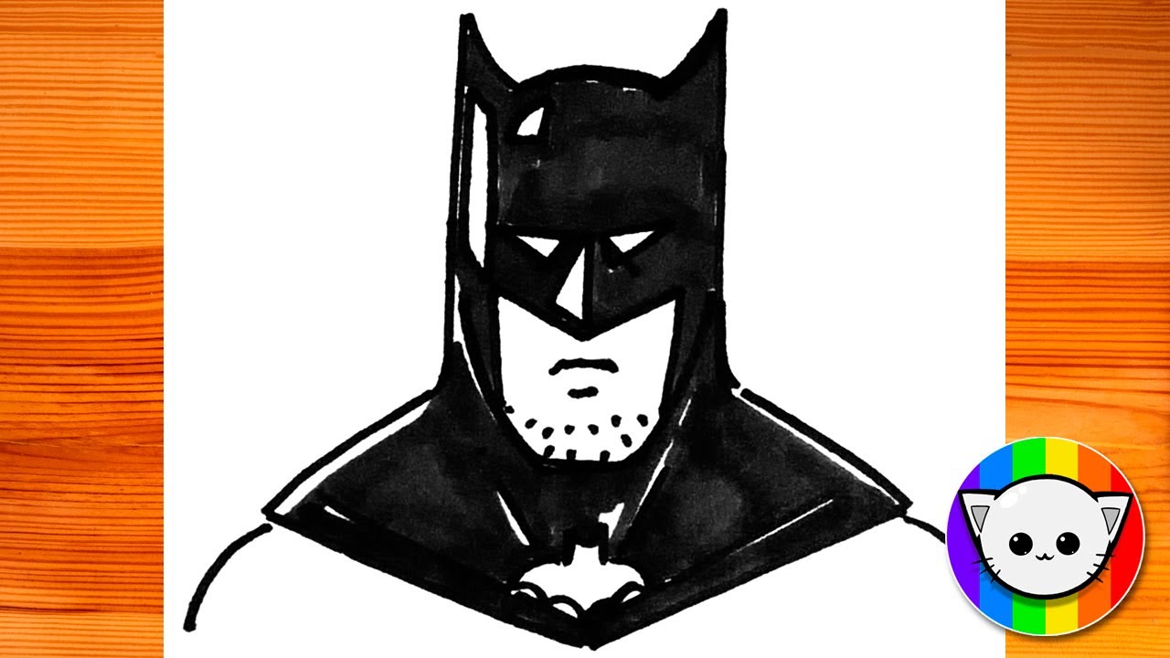 How to Draw Batman Easy - YouTube