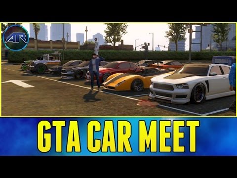 Grand Theft Auto 5 Online : Car Meet - Community Event - YouTube