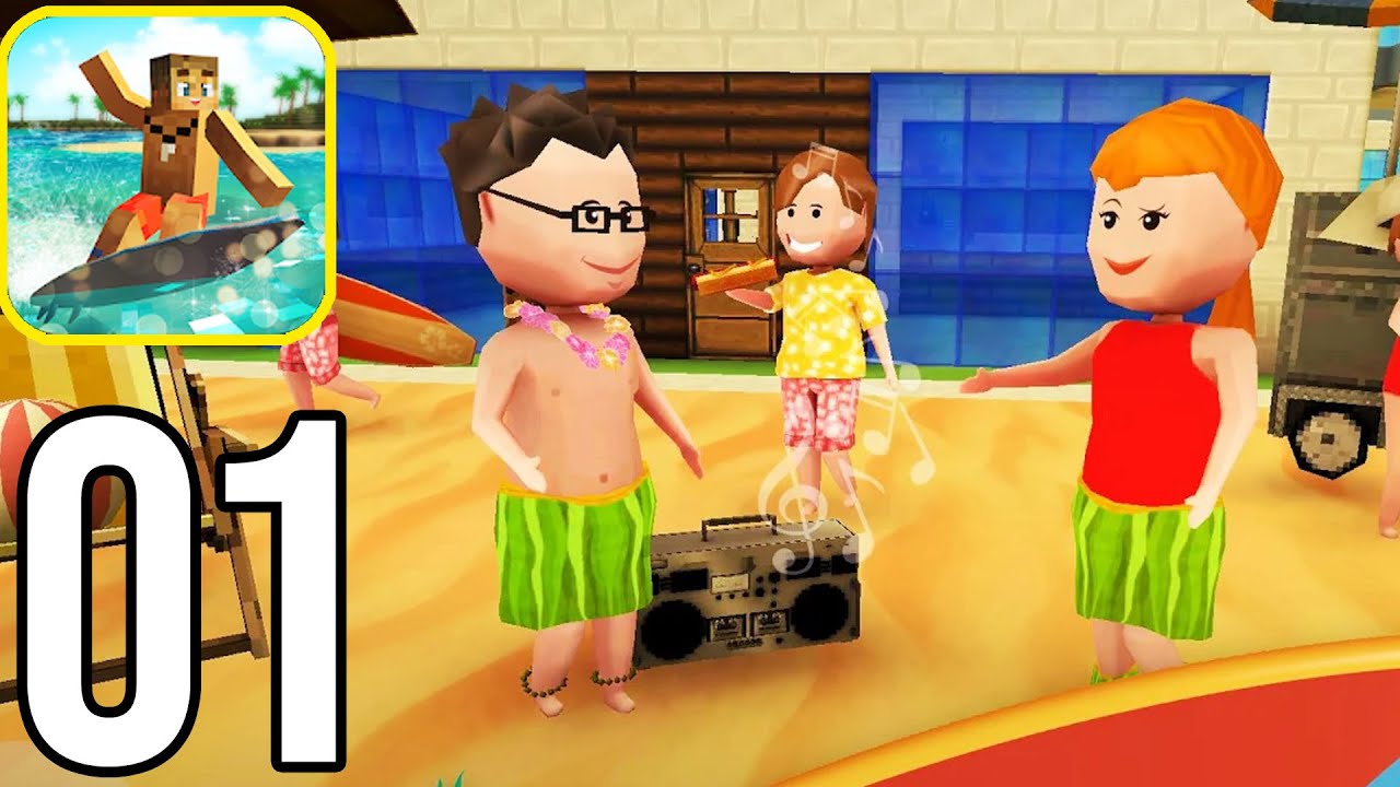 Surfing Craft: Crafting, Stunts & Surf Games World - Gameplay ...