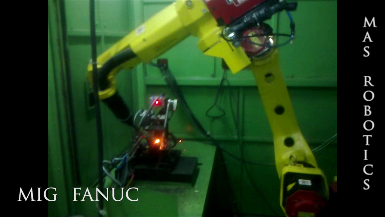 MIG Welding Fanuc - YouTube