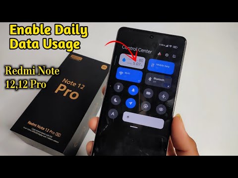 Redmi Note 12 Pro Daily Data Usage | Redmi Note 12 Pro enable daily ...