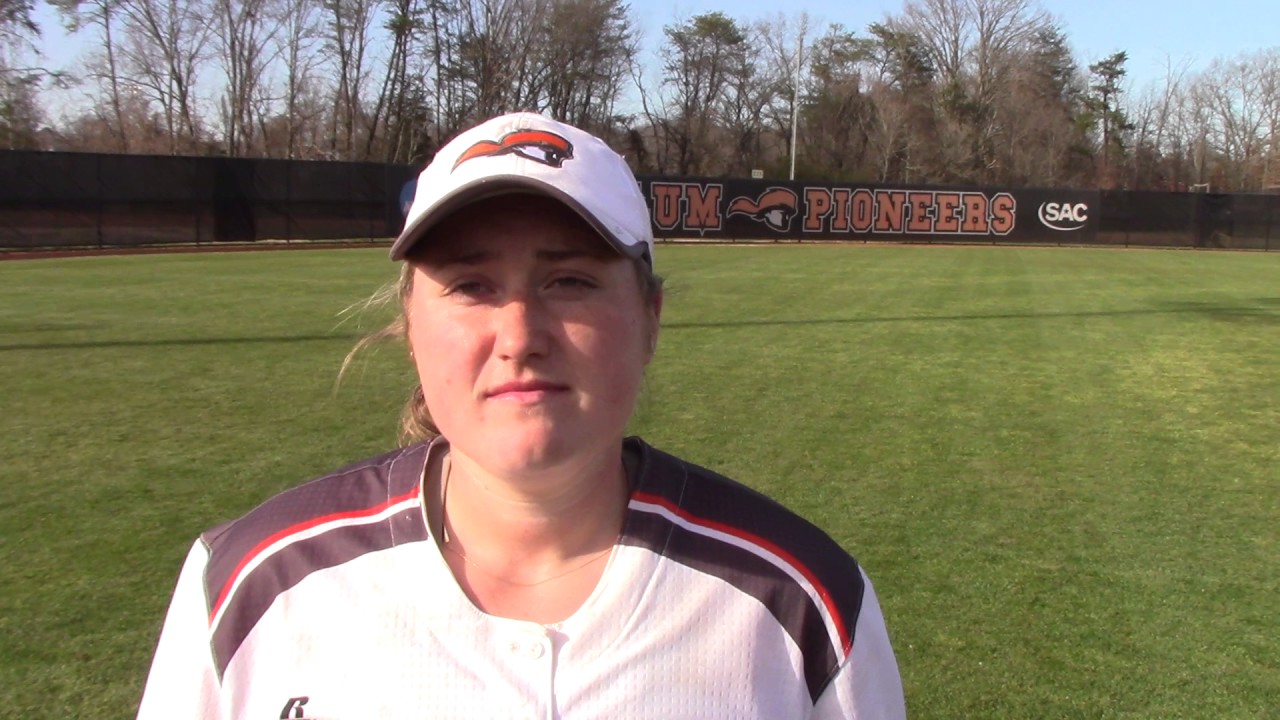 VIDEO: Tusculum Softball Postgame - Emily Hester (Brevard DH) - YouTube