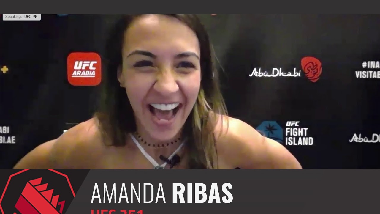 UFC 251: Amanda Ribas full pre-fight interview - YouTube