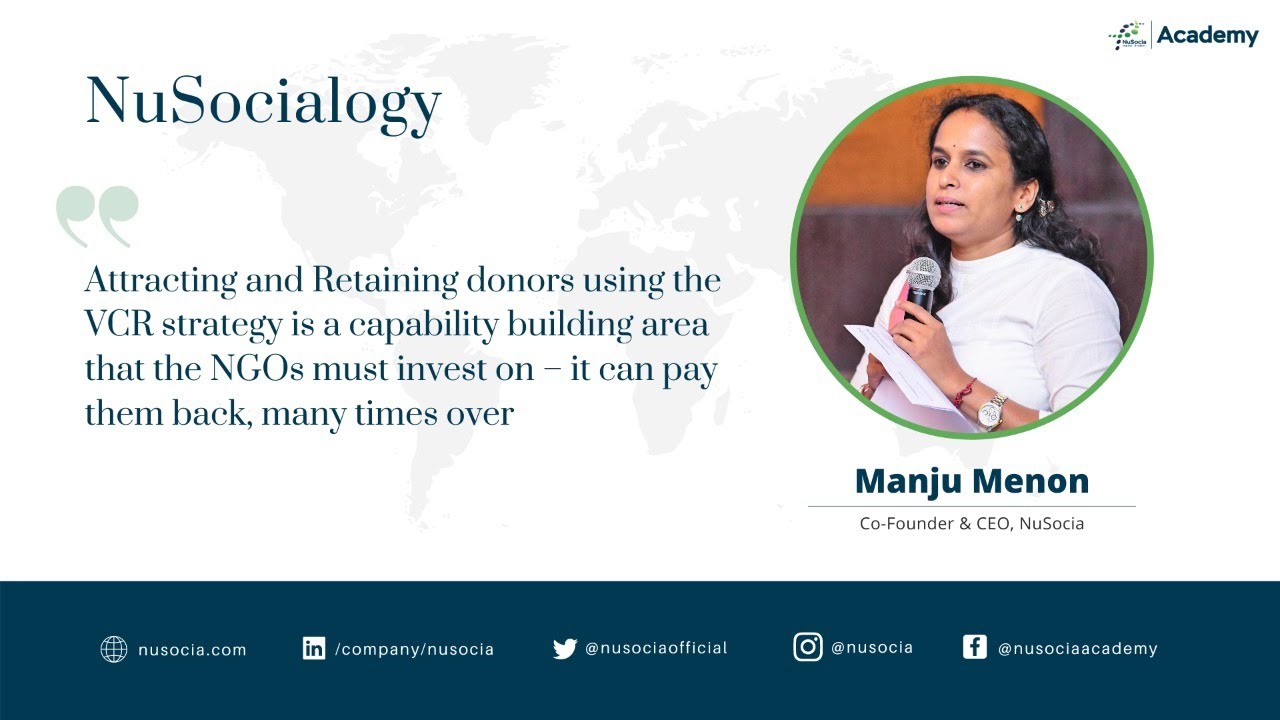 How can non-profits make themselves attractive to donors | Manju Menon ...