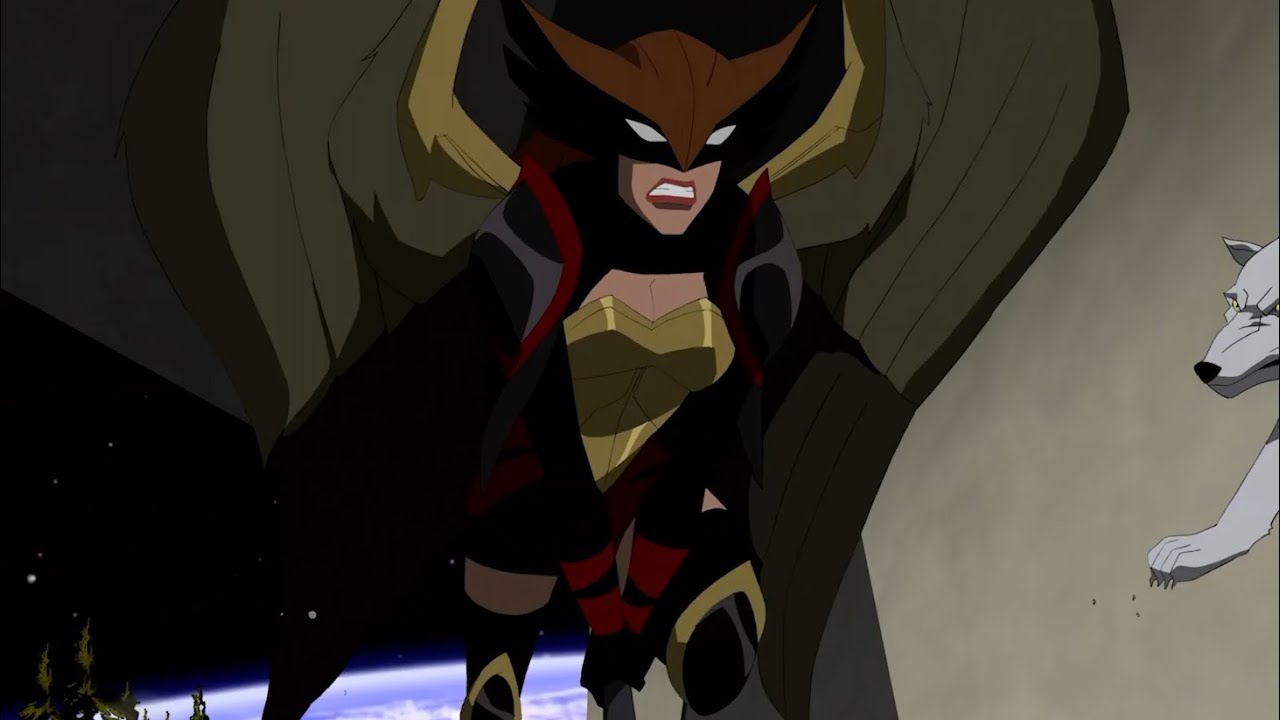 Hawkwoman Powers and Fight Scenes - Young Justice - YouTube