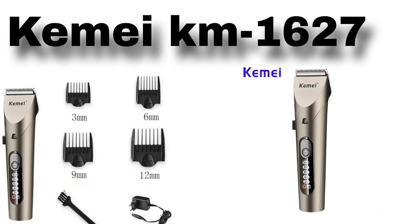 Unboxing and Review of the KEMEI KM 1627 Professional Hair Clipper ...