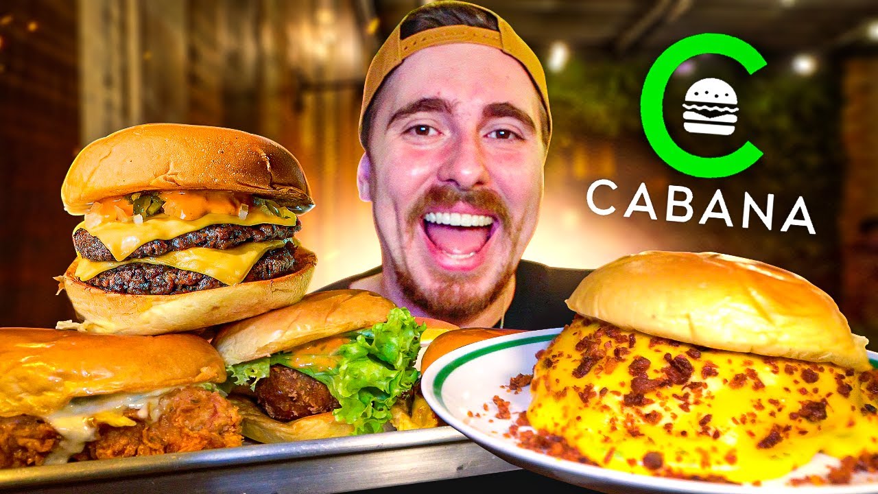 Pedi o cardapio inteiro do Cabana Burger - YouTube