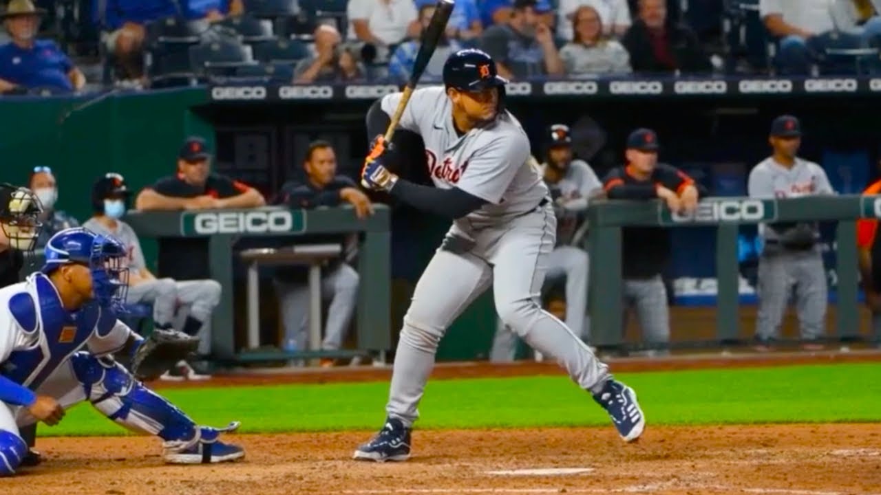 Miguel Cabrera Slow Motion Home Run Baseball Swing Hitting Mechanics ...