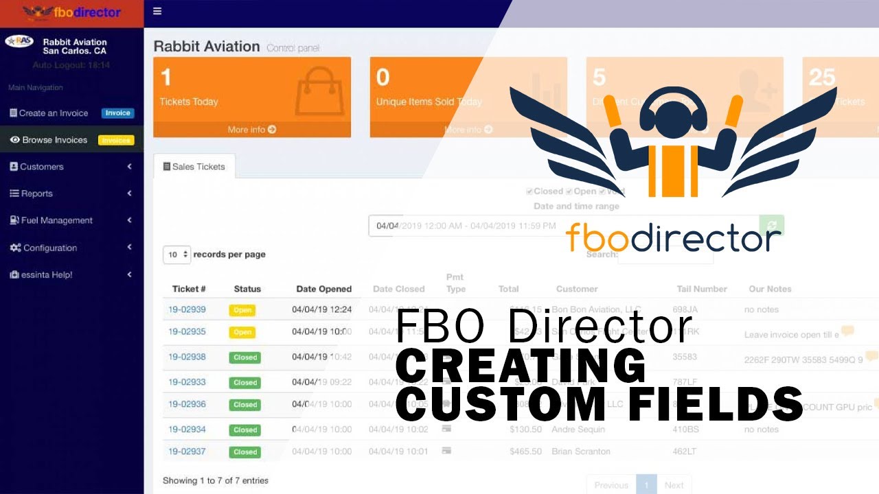 FBO Director - Creating Custom Fields - YouTube