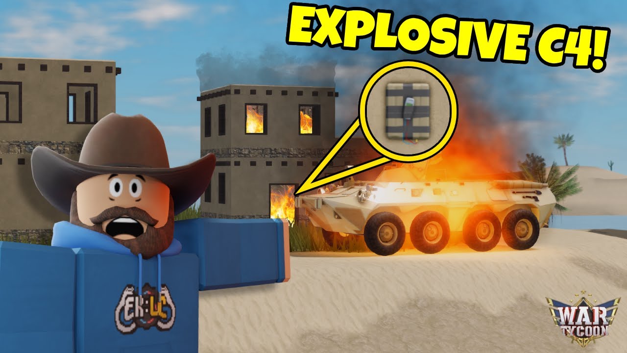 New AVH-Reaper Hovercraft and C4! - War Tycoon Roblox - YouTube