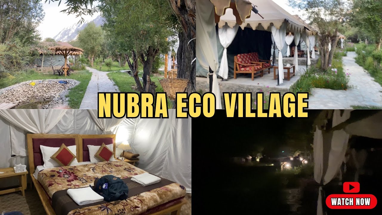 Living the Tent Life: Nubra Valley Room Tour & Stunning Views 🏔️ ...