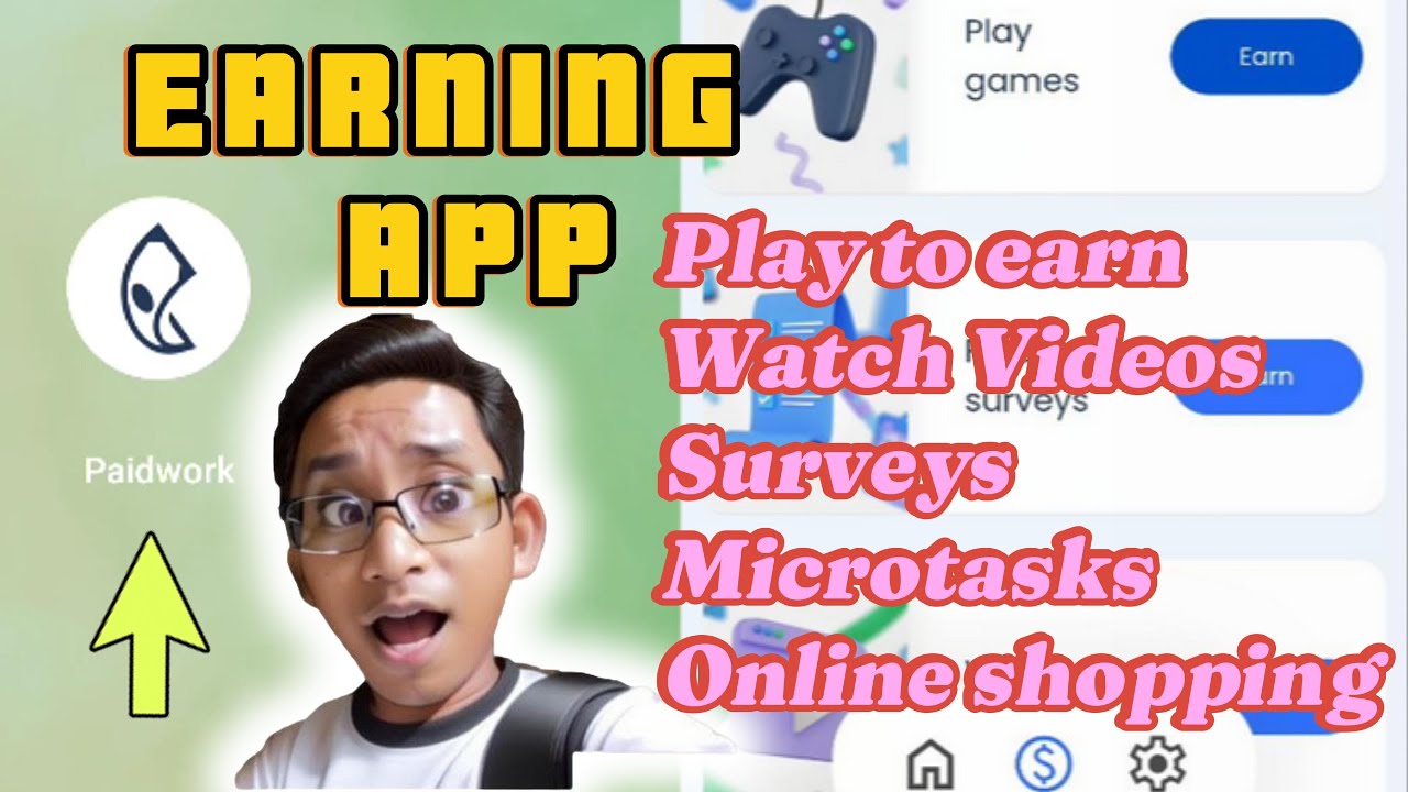Earn Pesos with Paidwork App! Play Games, Watch Ads, & More! - YouTube