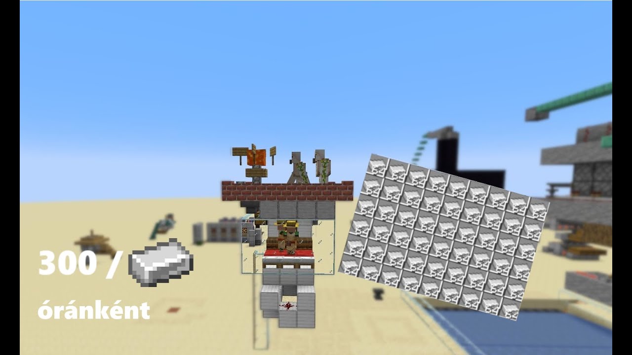 Végtelen vas | Minecraft Tutorial Magyarul - YouTube