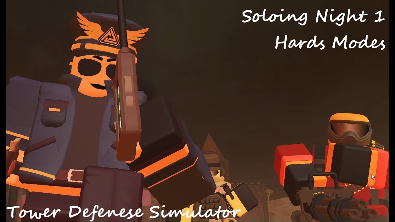 Roblox TDS 2024 Hexscape Event (Night 1 Hard mode solo) - YouTube