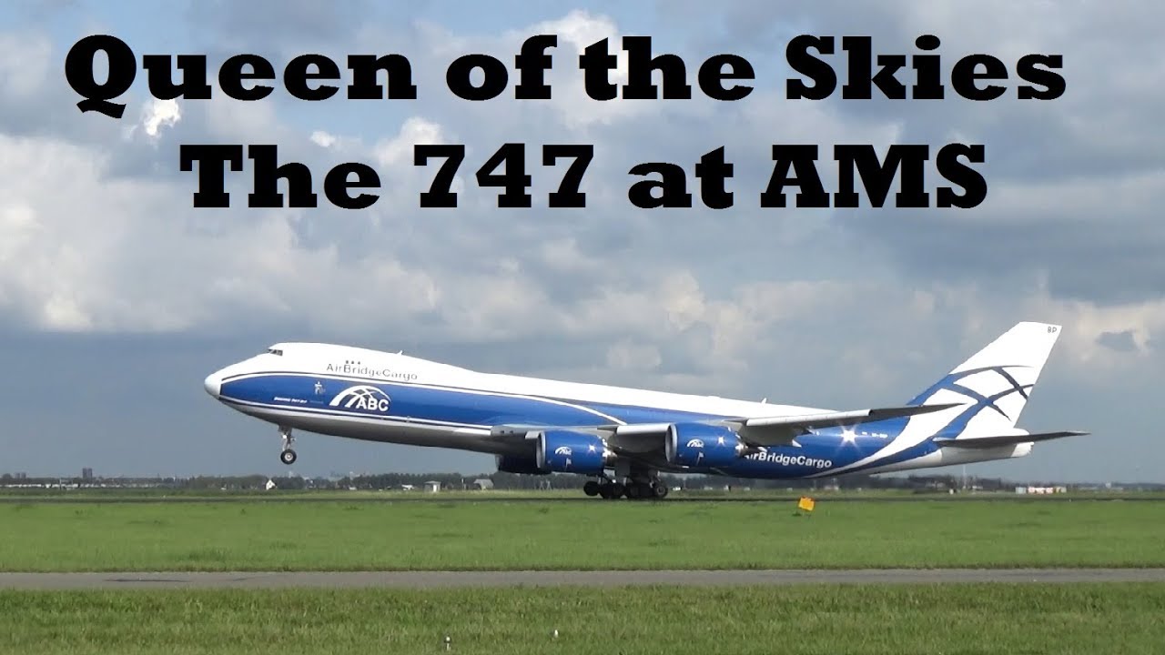 B747s at AMS Compilation - The Queen of the Skies at Schiphol - YouTube