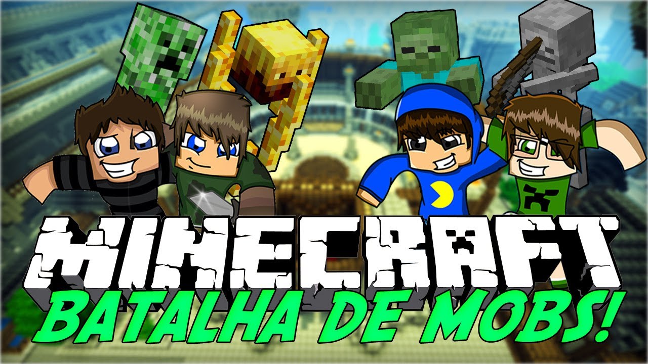 Minecraft: BATALHA DE MOBS! (Mini-Game) - YouTube