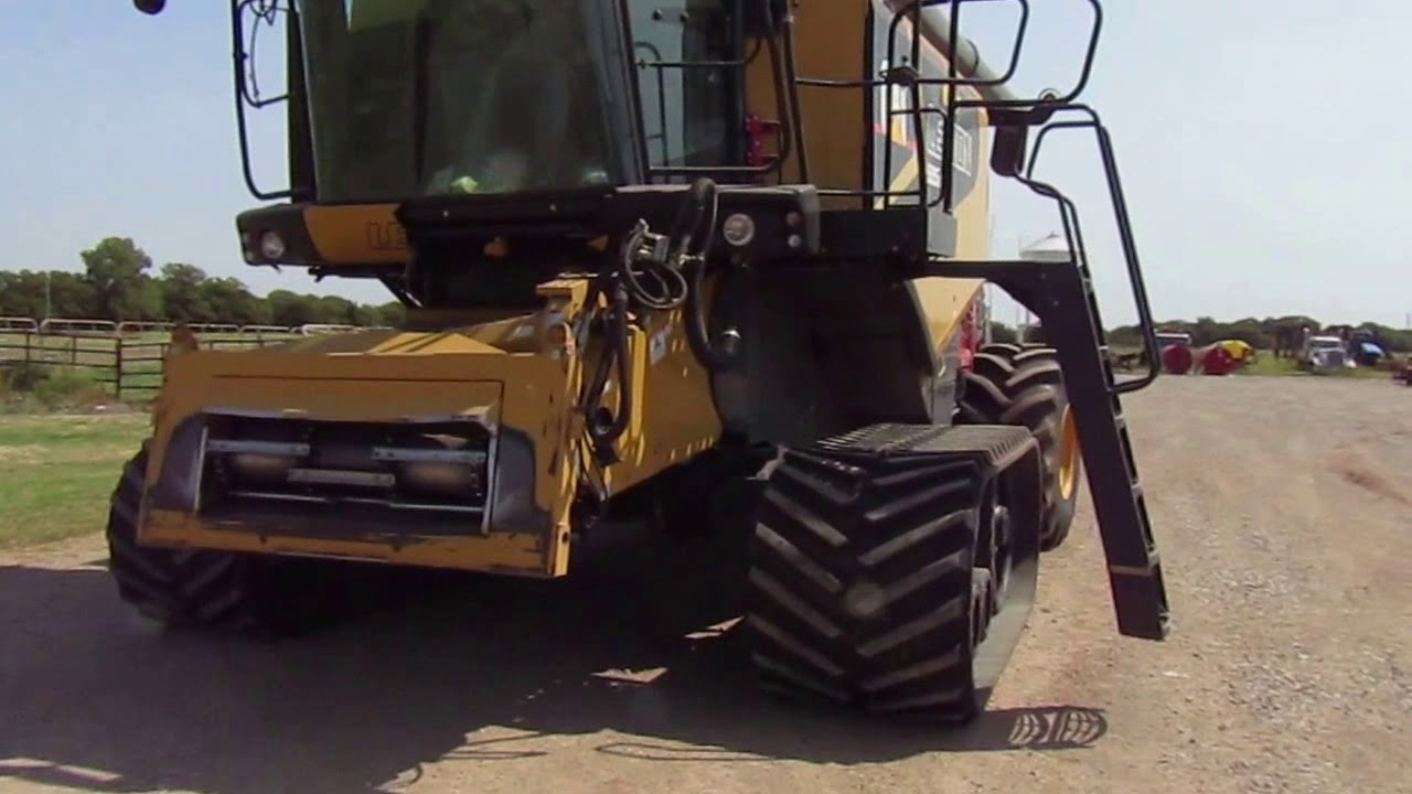 2008 Claas Lexion 585R 4WD Tracked Combine on BigIron Auctions - YouTube