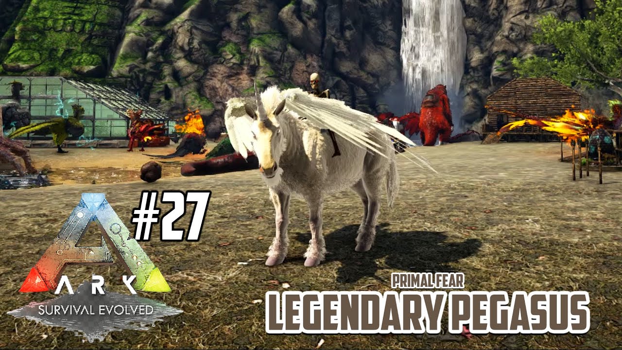 RAPIHIN BASE + TAMING LEGENDARY PEGASUS! - Ark Primal Fear #27 - YouTube