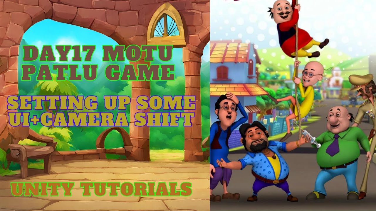 Day17 MotuPatlu Game||Unity Tutorials - YouTube