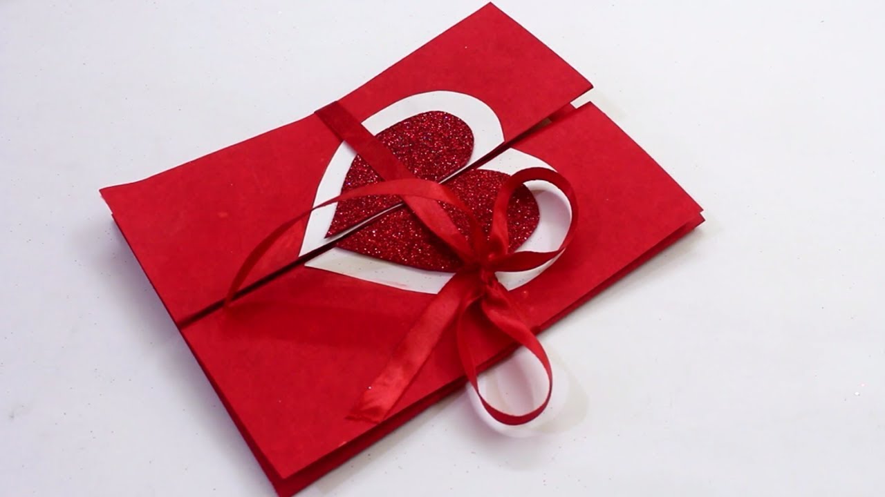 Heart Shape Greeting Cards - DIY Handmade Cards | Awesome Paper Card ...