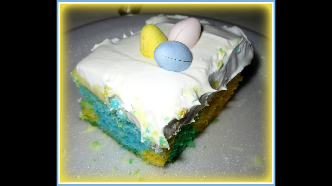 InTheKitchen: Spring/Easter Poke Cake - YouTube