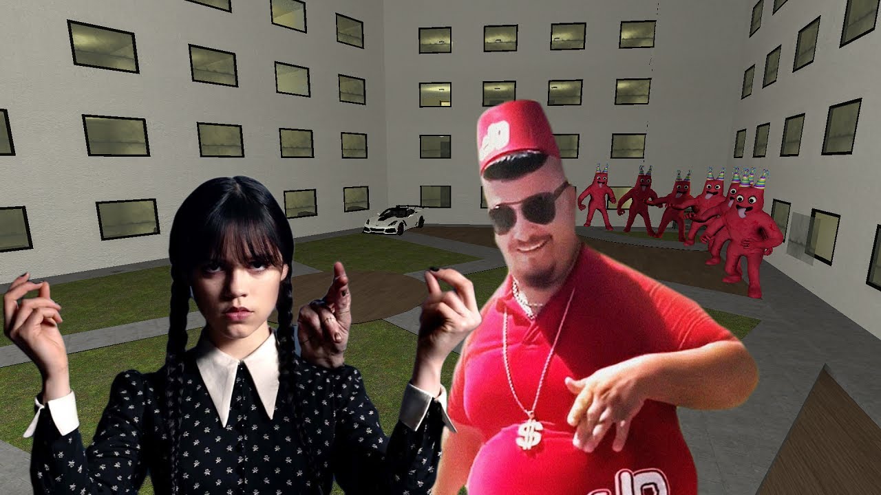 Wild maze at the hotel! Skibidi dop dop yes yes yes VS Wednesday Addams ...