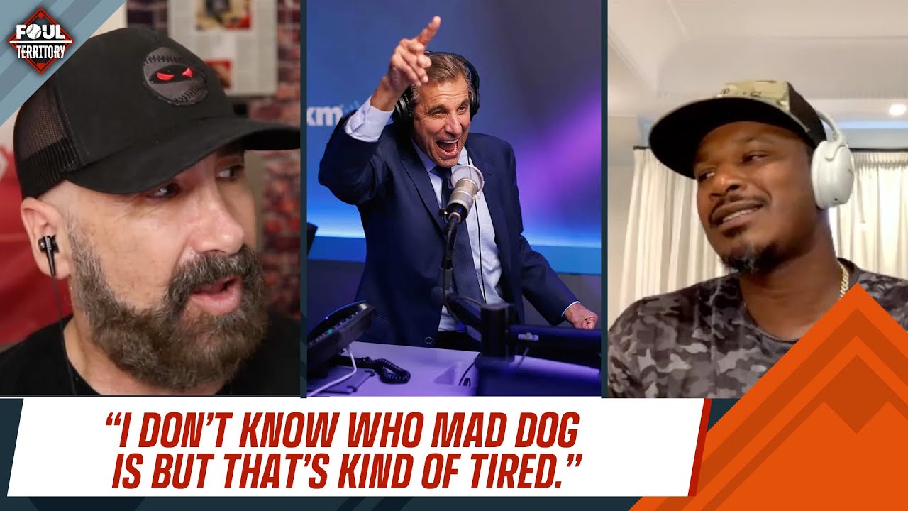 Adam Jones barks at Sad Dog Russo with Pitching Ninja and Rowdy Tellez ...