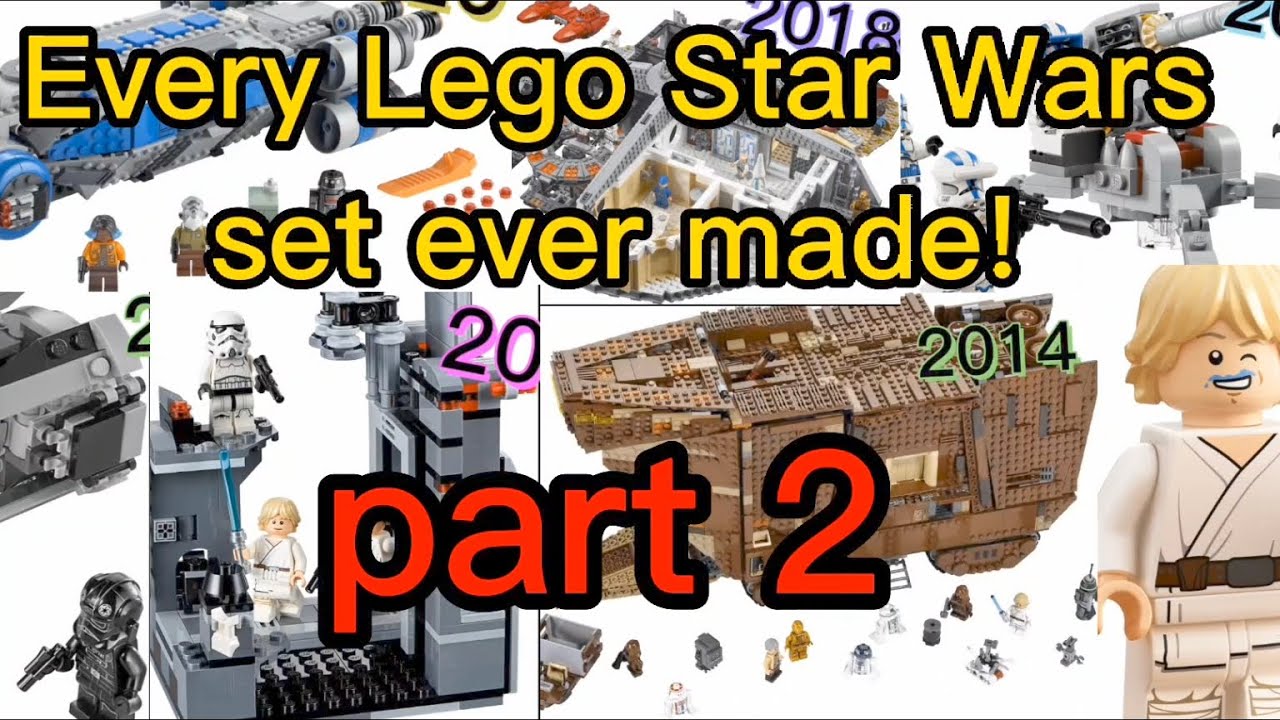 Every Star Wars Lego Set Ever Made! Part 2 - YouTube