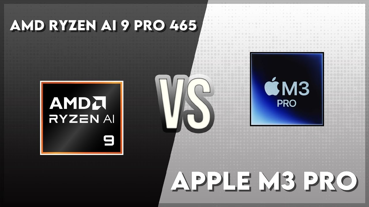 AMD Ryzen AI 9 Pro 465 vs Apple M3 Pro Technical Comparison - YouTube