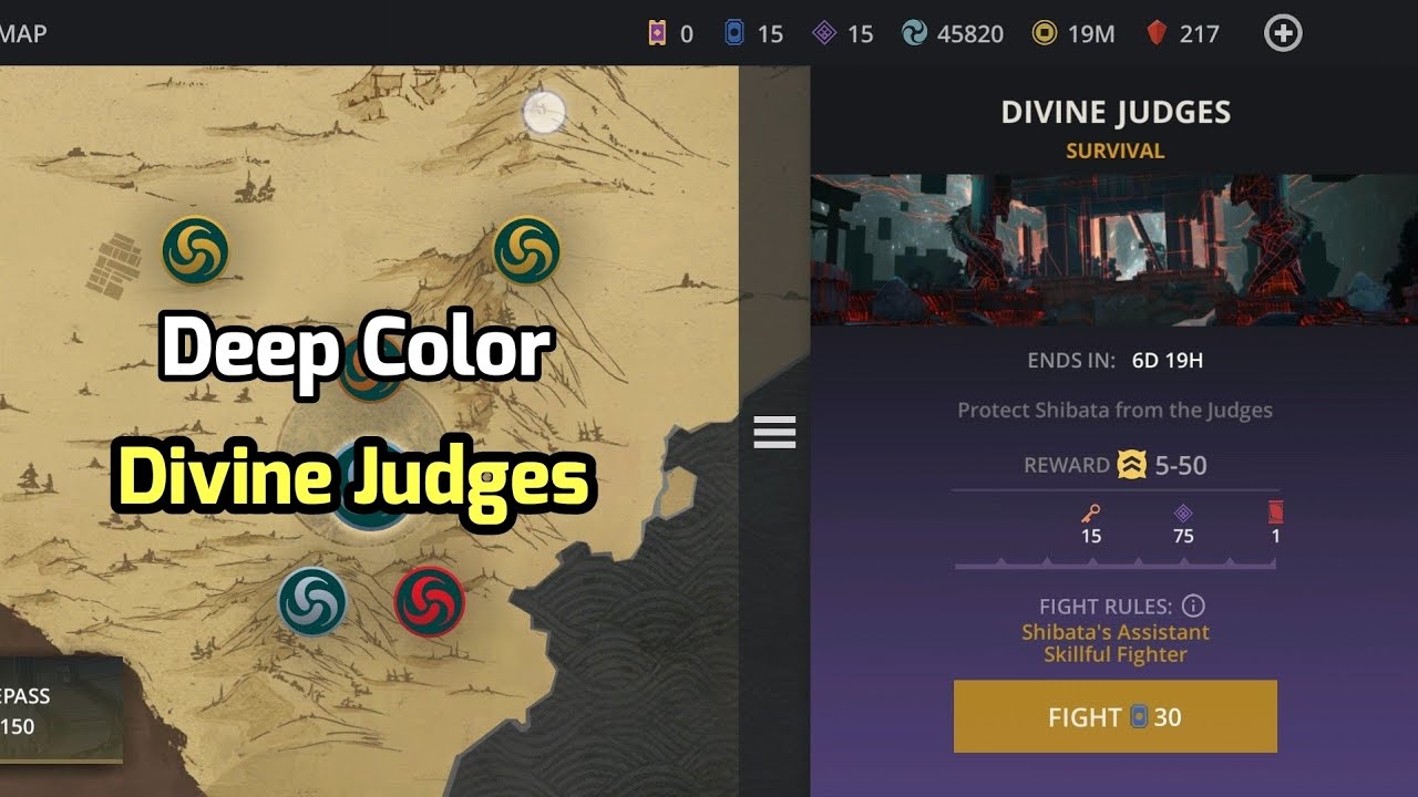 Shadow Fight 3 - Deep Color - Divine Judges - Survival - Gameplay - YouTube